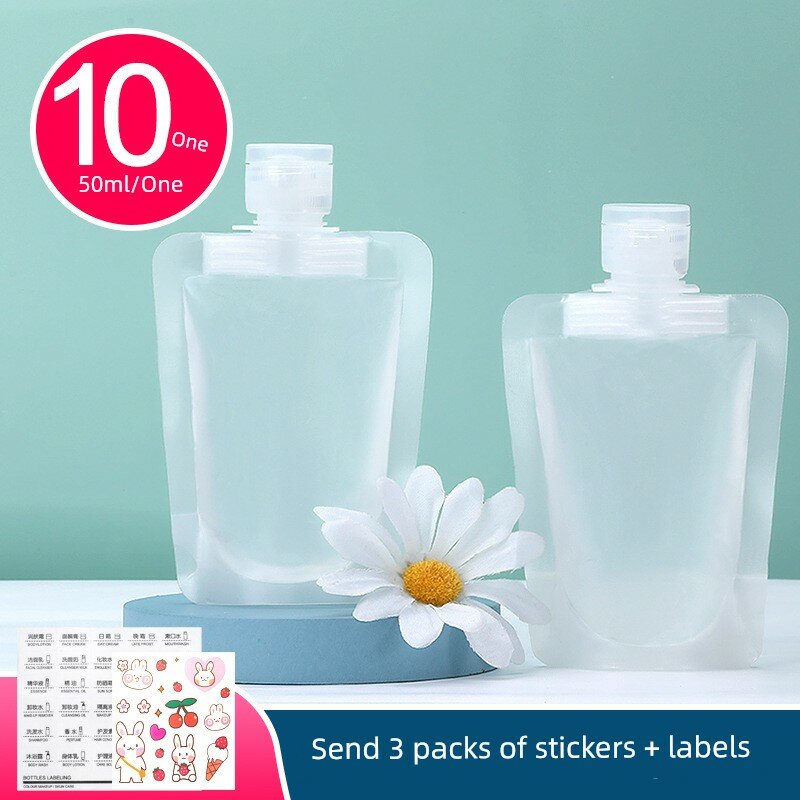 Дорожные многоразовые флаконы для шампуня, геля для душа и туалетных принадлежностей, портативные контейнеры для