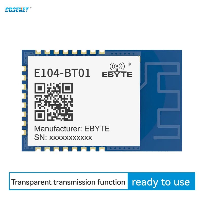 Bluetooth-модуль E104-BT01 CC2541, 50м, BLE5.0 — фото 1