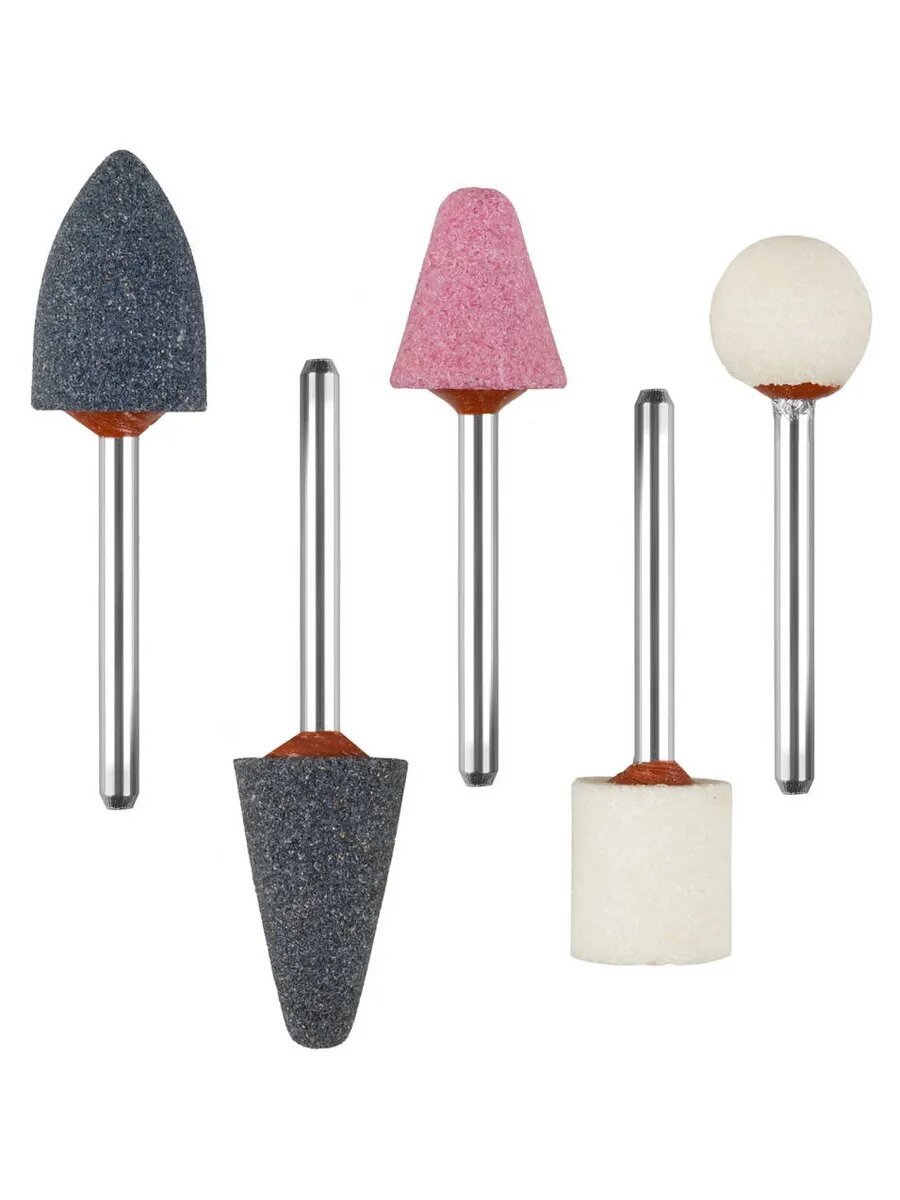 5 предм, хвостовик d 3.2 мм, набор абразивных минишарошек-
