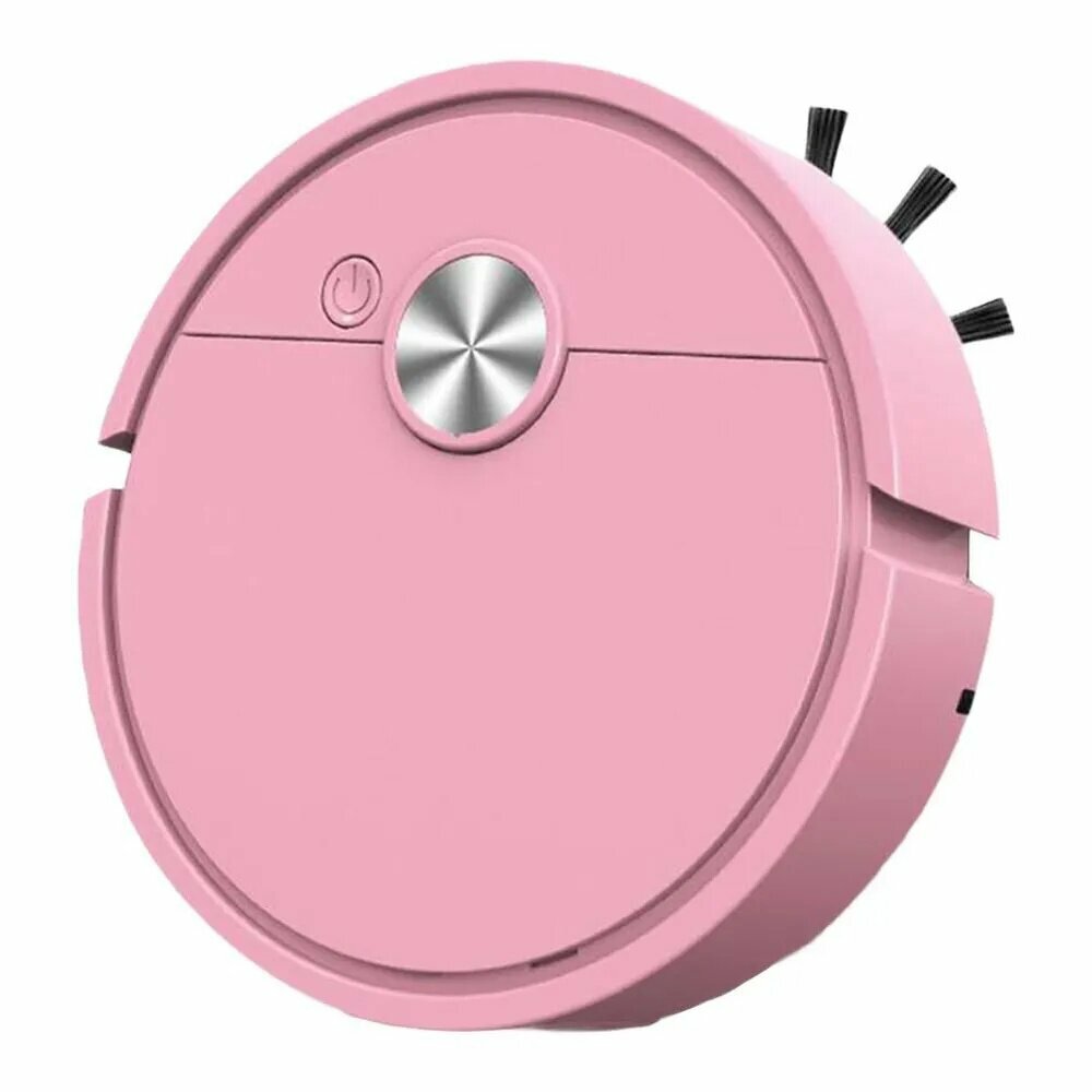 Робот-пылесос 3 в 1 для подметания и влажной уборки полов smart sweeping robot (Розовый)