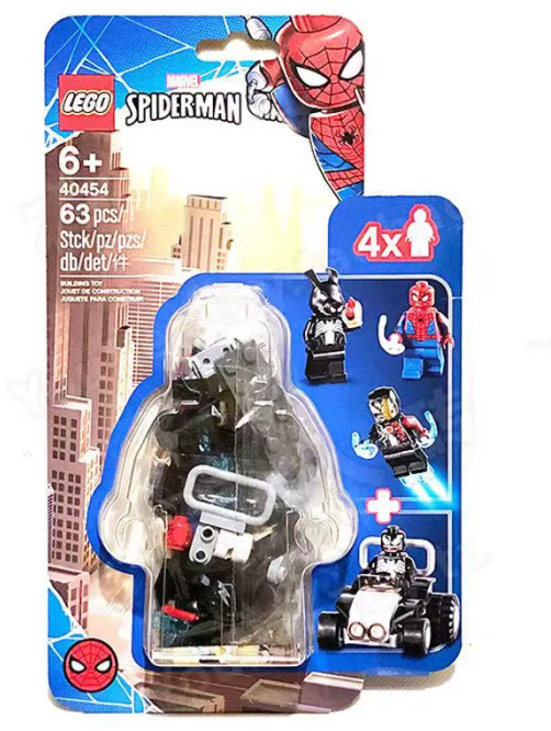 Конструктор LEGO Marvel 40454 Человек-Паук против Венома и Железного Венома
