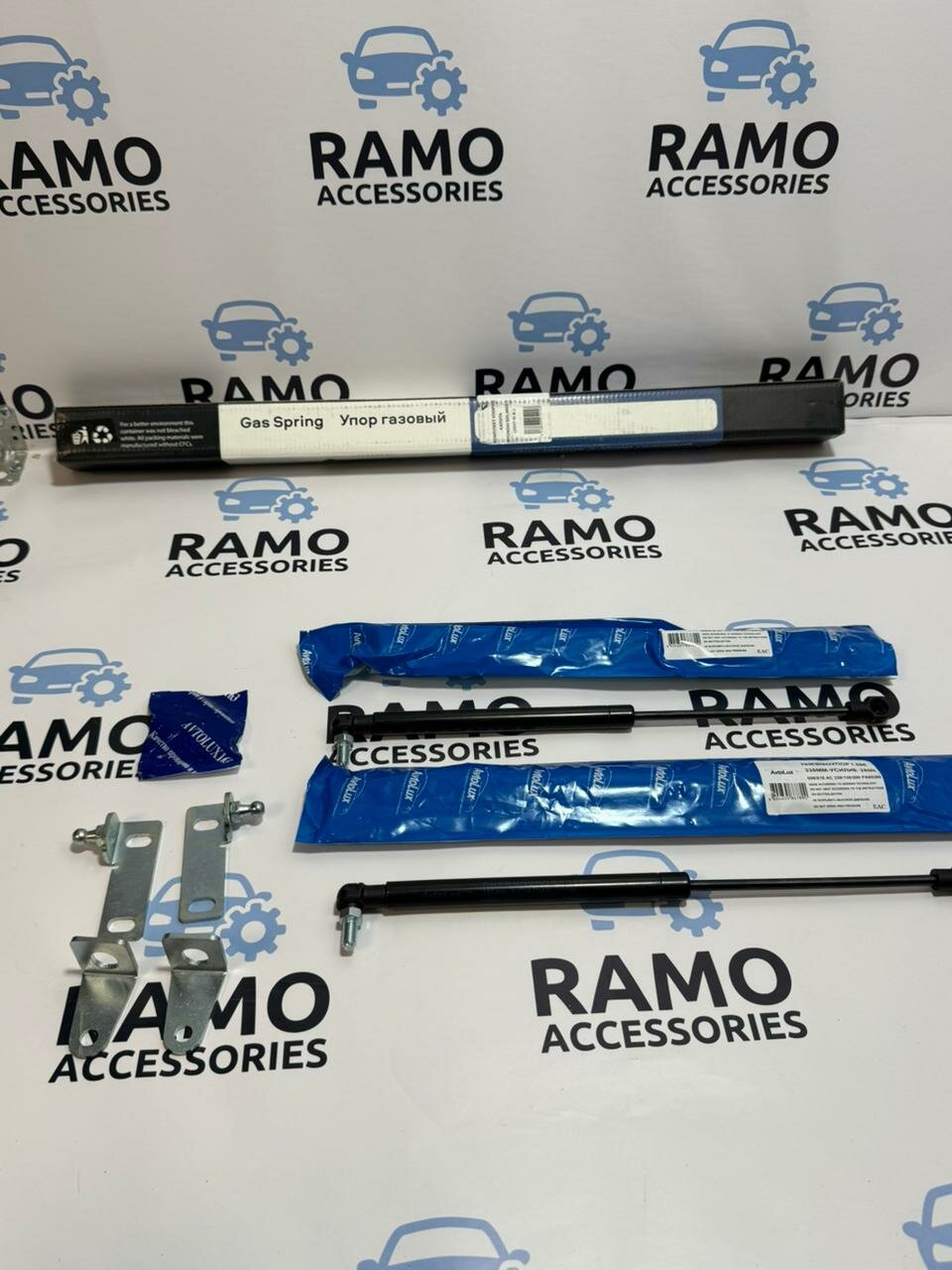 Газовый Амортизатор для капота Hyundai Solaris 2 (2017-н. в.) , черный.