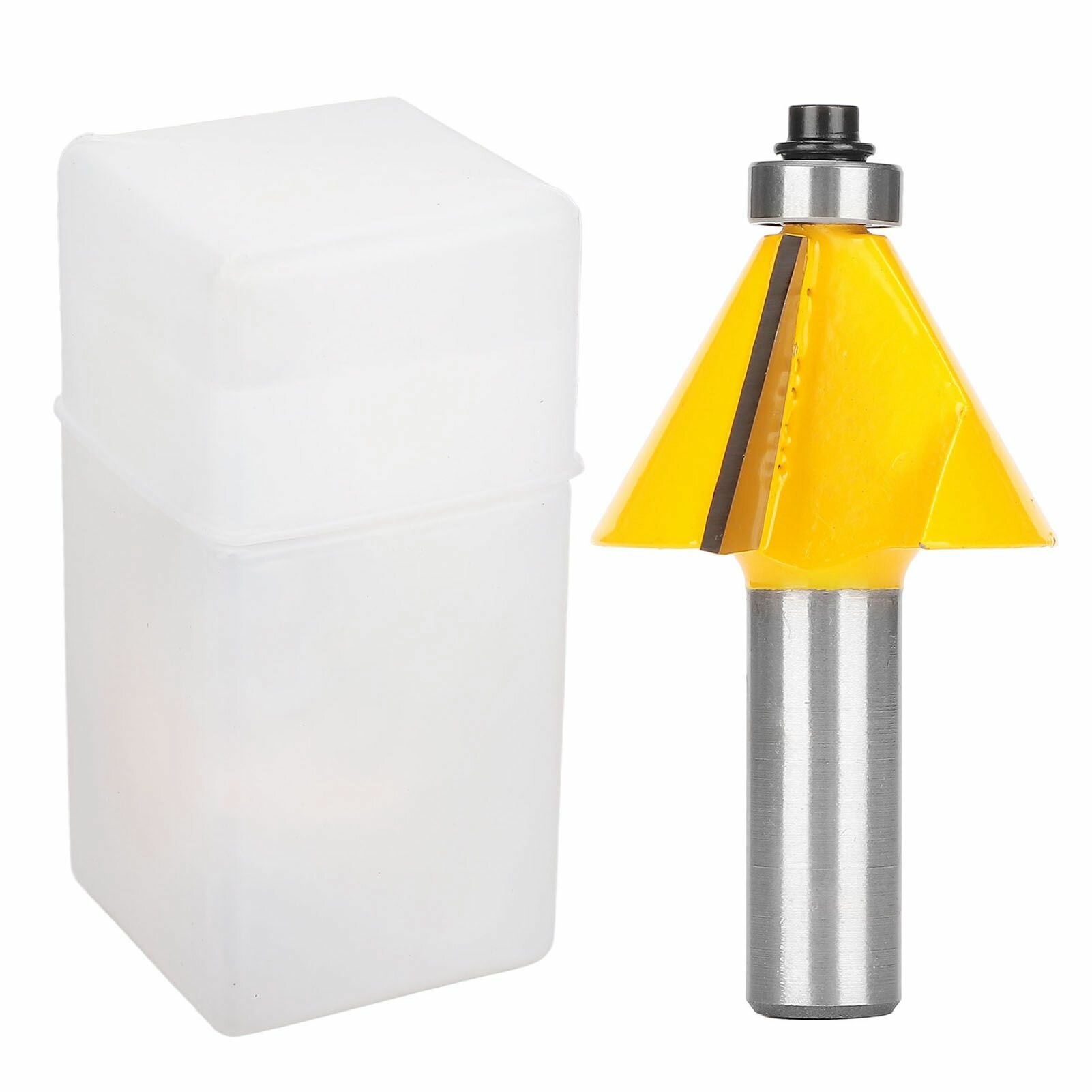 30-градусная коническая фреза из углеродистой стали YG6, фреза для фаски из сплава для фанеры 1/2 дюйма