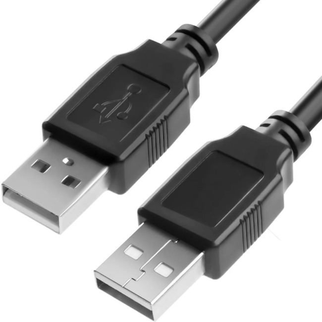 Greenconnect GCR-UM2M-BB2S-1.5m Кабель 1.5m USB 2.0, AM/AM, черный, 28/28 AWG, экран, армированный, морозостойкий,