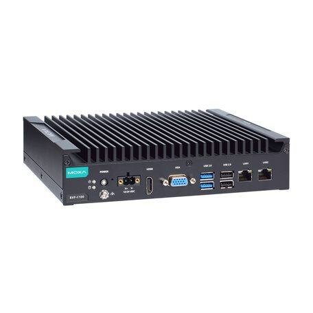 Микрокомпьютер MOXA BXP-C100-C7-T-Win10 Box type, Core i7-1185G7E,8GB DDR4, COMx2, LANx2, USBx6, DIOx4, VGA+HDMI,12/24 VDC