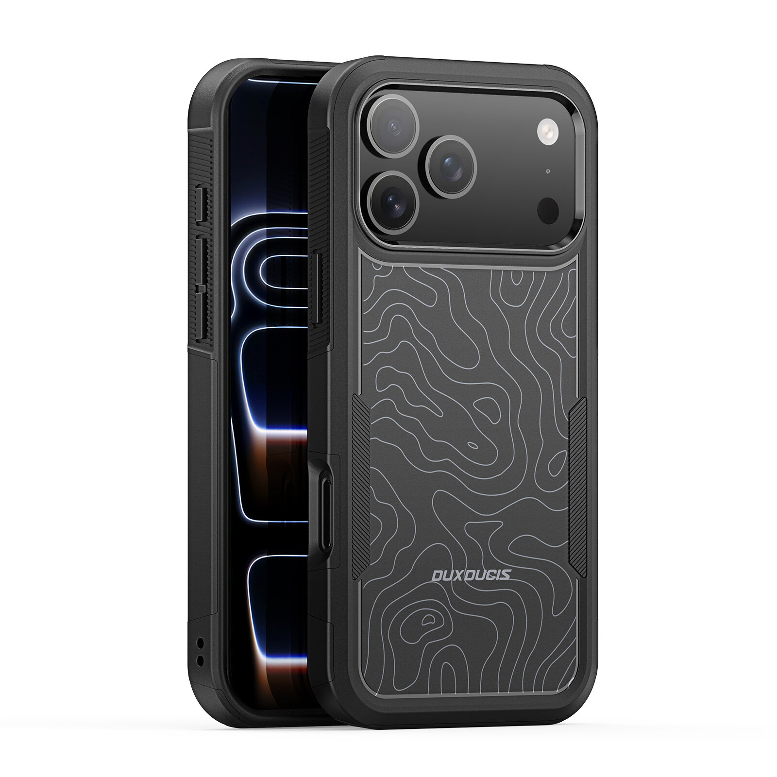 Противоударный чехол с MagSafe для смартфона iPhone 17 Pro, Dux Ducis, серия Shld Series Magnetic Case