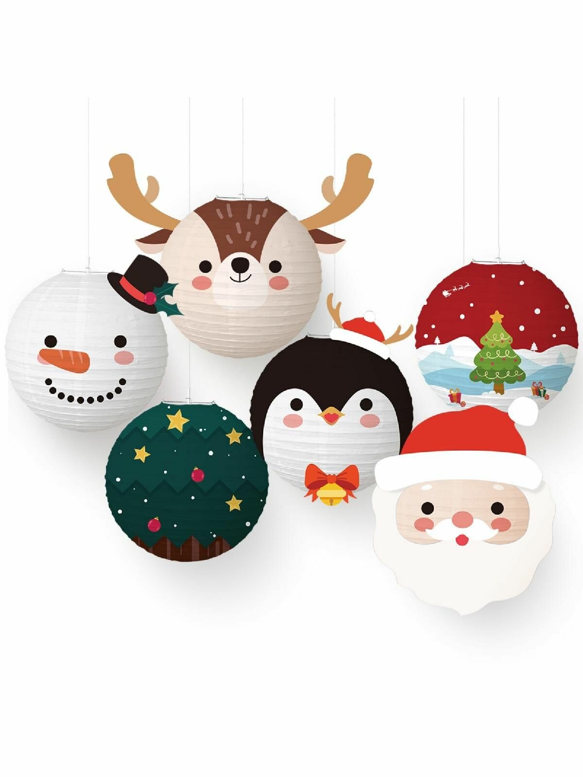 Рождественский фонарь - Санта-Клаус