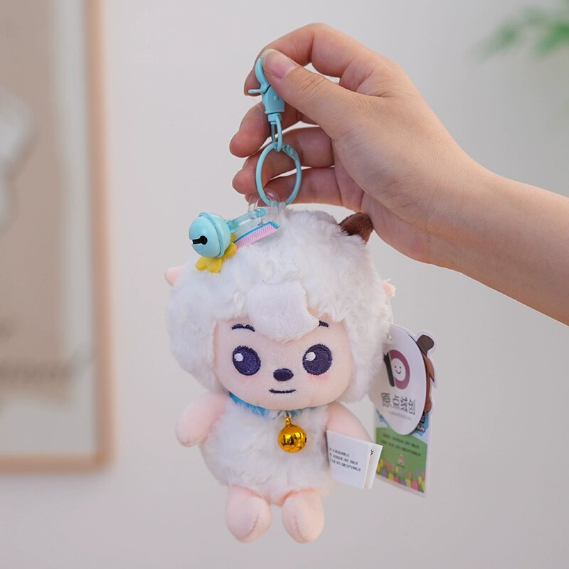 Милая приятная коза и большой волк, кукла-клеш, кулон, мяч под давлением, ленивая кукла-коза, мягкая игрушка-брелок