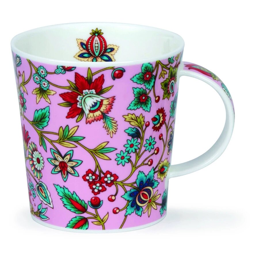 Кружка для чая и кофе Dunoon Индийский Розовый Ломонд 320 мл, фарфор костяной