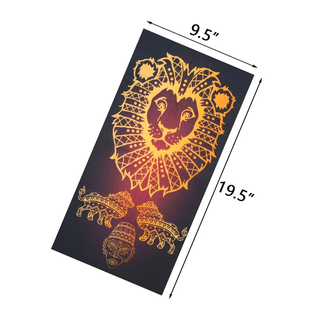 Fandana Gear Леопардовый шелковый шарф-труба FH091