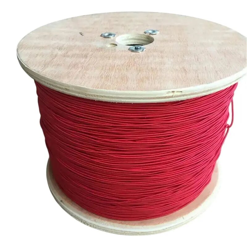 TONIFISHI Красный высокочастотный многожильный провод с шелковым покрытием 10 м