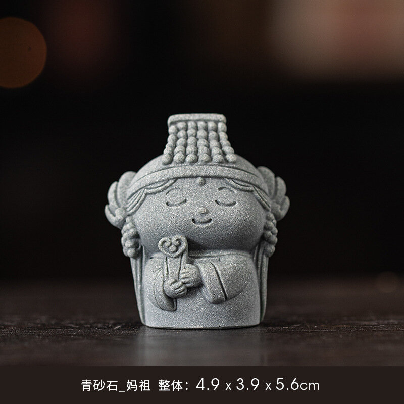 Креативная новая миниатюрная статуэтка Будды Гуаньинь в китайском стиле, бог богатства Гуань Гун, культурный креативный настольный орнамент для декора