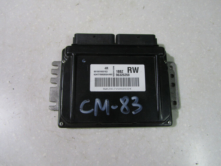 Блок управления двигателем 96325259 RW 1BBZ 4R S010016031C2 C0 Дэу Матиз