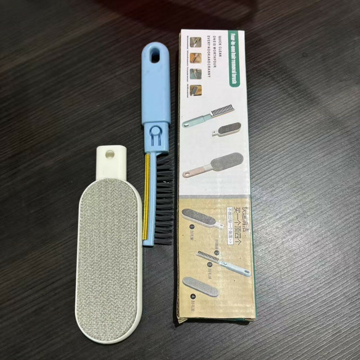 Двусторонняя статическая щетка для постельного белья и одеял, удалитель шерсти домашних животных, валик для ворса, щетка для одежды, щетка для кашемировых пальто