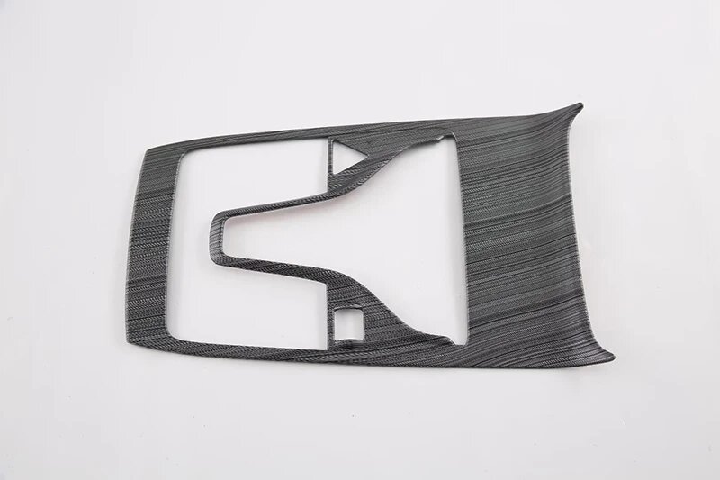 Для BYD Song Plus EV DMI 2022 2023 стильная панель переключения передач из углеродного волокна Крышка центральной консоли отделка рамка Стайлинг Black wire drawing