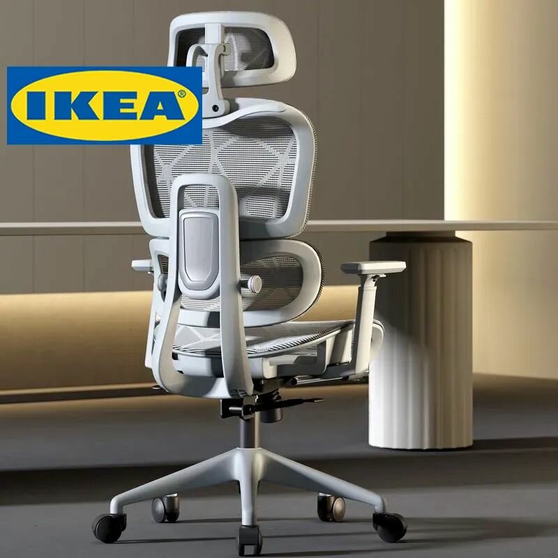 Алита Офисное кресло, Серая рамка, серая сетка, расслабляющее кресло + 3D подлокотники + полая сидушка + регулируемая глубина сиденья