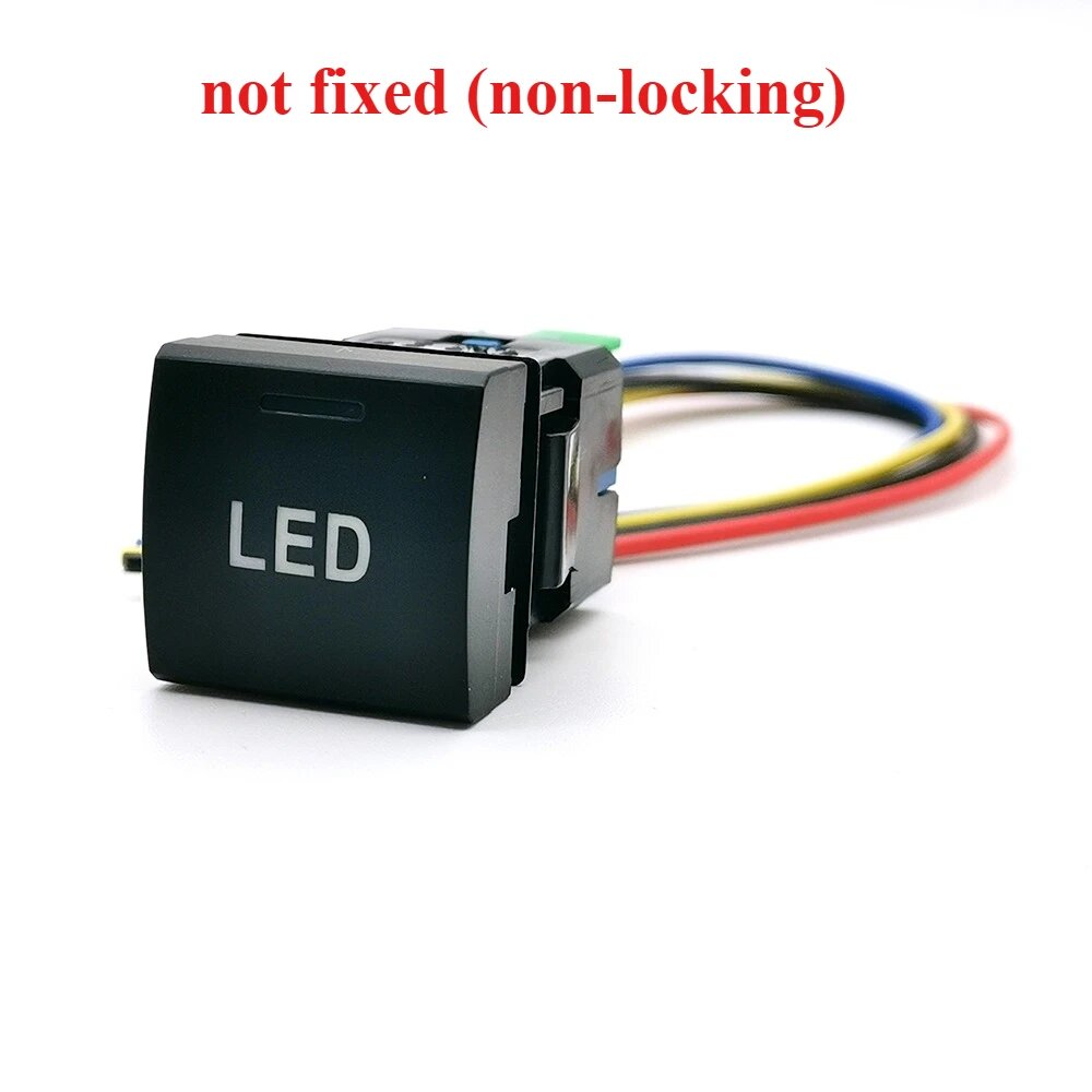 Светодиодная кнопка LED, не фиксируется, для Toyota