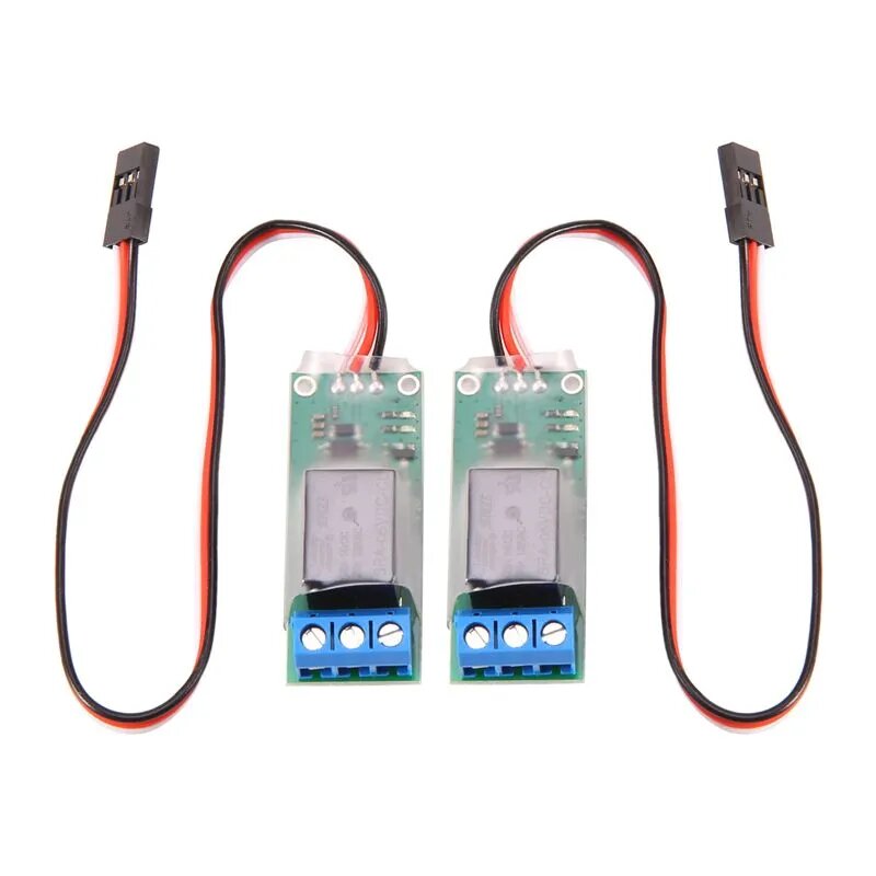 2PCS RC PWM электронный релейный переключатель для RC самолета DIY модель навигационные огни контроллер ун