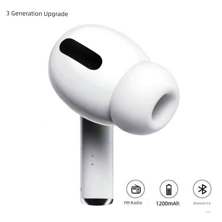Большая Bluetooth-колонка 3-го поколения с мощным басом, в комплекте зарядное устройство, коробка, инструкция - Белый
