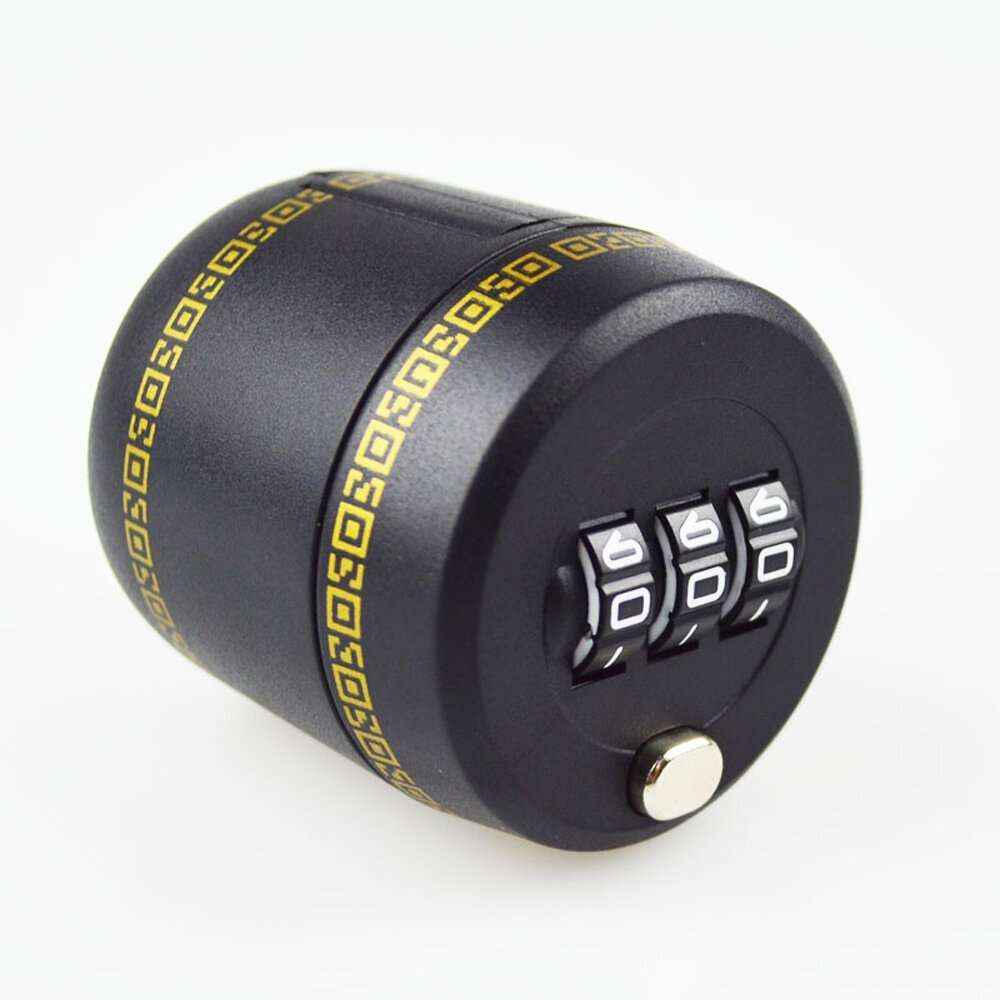 Трехзначный кодовый замок Черный пластиковый винный замок для бутылок Замок для красного вина с паролем Безопасный подарок Комбинационные замки и продукты для сохранения вина Вакуумное устройство для жидкости