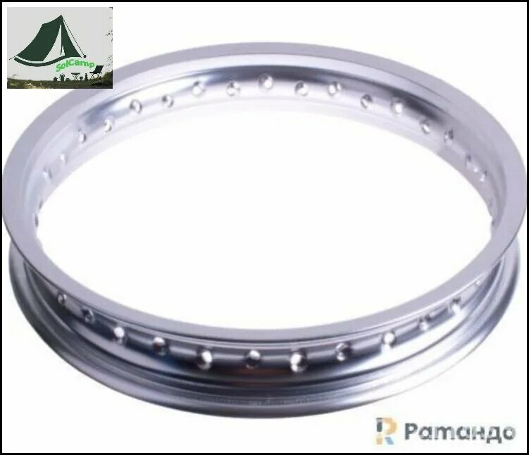 Задний мотообод 2,15х18 в серебре, премиум