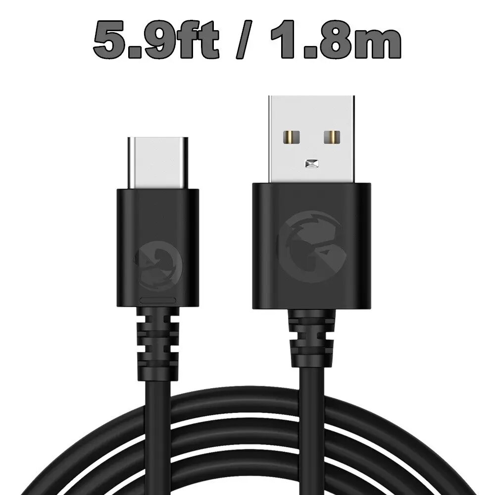 Кабель USB-C на USB GameSir 5.9ft / 1.8m, черный