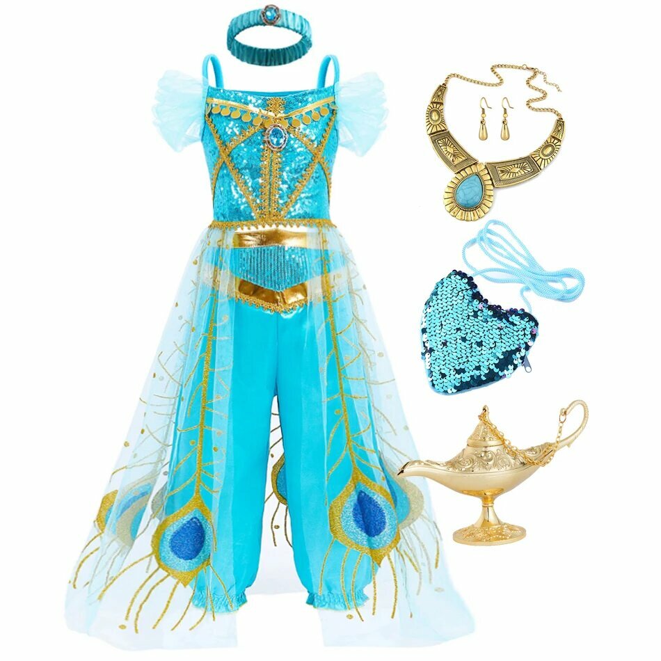 Платье Жасмин для девочки, размер 2T (Tag 100), L Jasmine Dress
