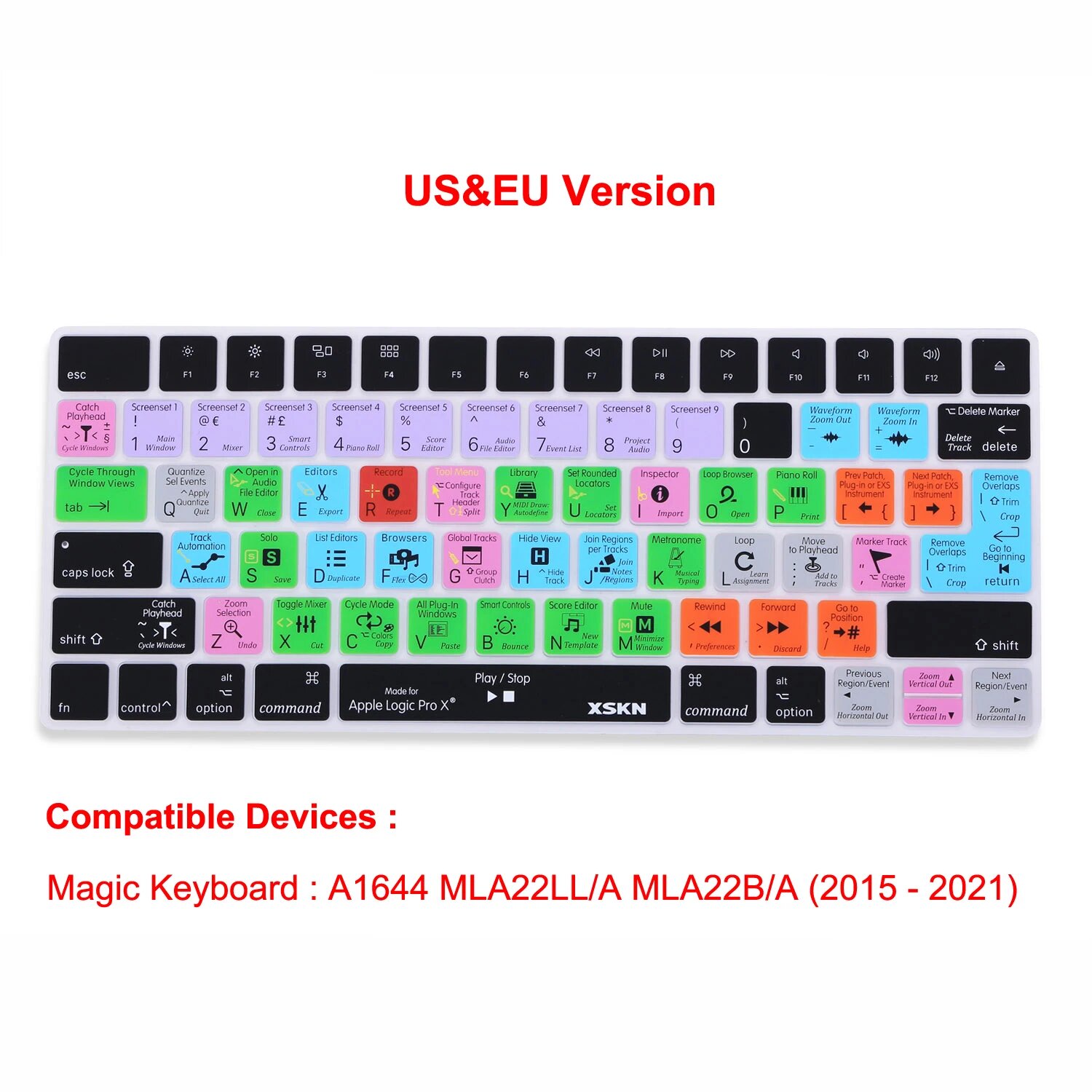 Накладка XSKN на клавиатуру Magic US EU A1644 (2015-2021)