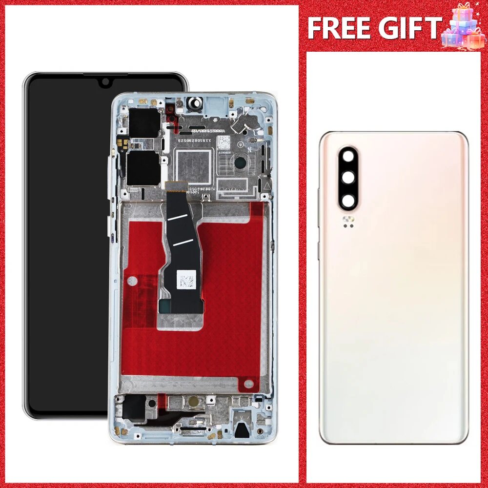 6,1-дюймовый AMOLED для Huawei P30, дисплей ELE-L29 ELE-L09 ELE-L04, дигитайзер сенсорного ЖК-экрана P30, запасные части в сборе