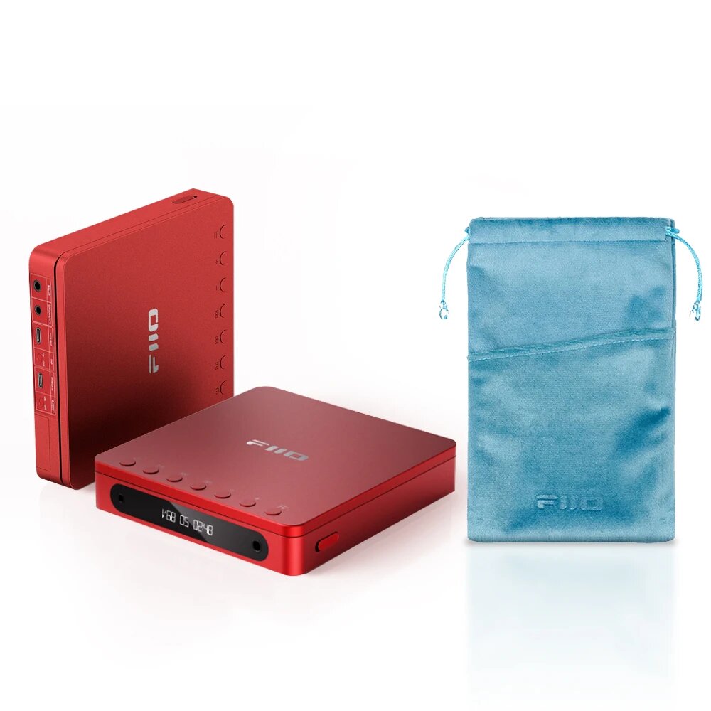 FiiO DM13 Red — портативный CD-плеер с сумкой