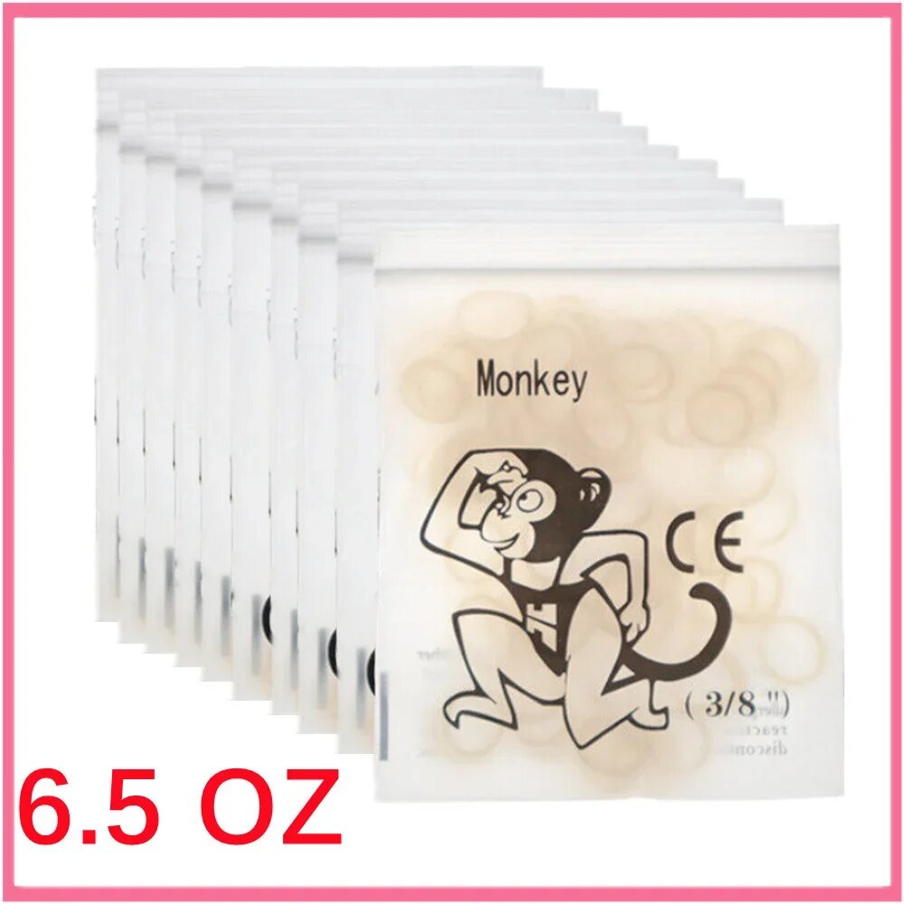 1000 шт, стоматологические ортодонтические эластичные резинки для брекетов для зубов, 6.5oz Monkey