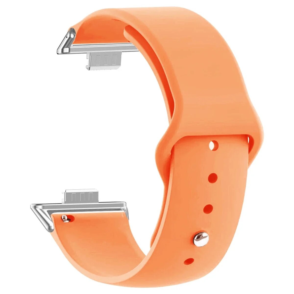 Силиконовый ремешок для Huawei Watch Fit Papaya-S, оранжевый