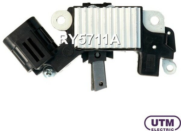 Регулятор генератора UTM RY5711A Hyundai Elantra III, Santa Fe, Trajet, Tucson, Kia Cerato, Sportage с щеткодержателем