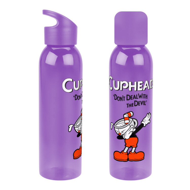 Бутылка для воды «Cuphead- Капхед» (фиолетовый)
