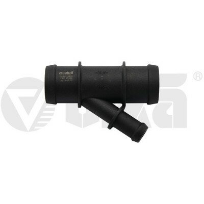 Фланец системы охлаждения VIKA 11210938001 Skoda Fabia II, III, Rapid, Vw Jetta IV, Polo V, Sedan 1.6 07->, пластик
