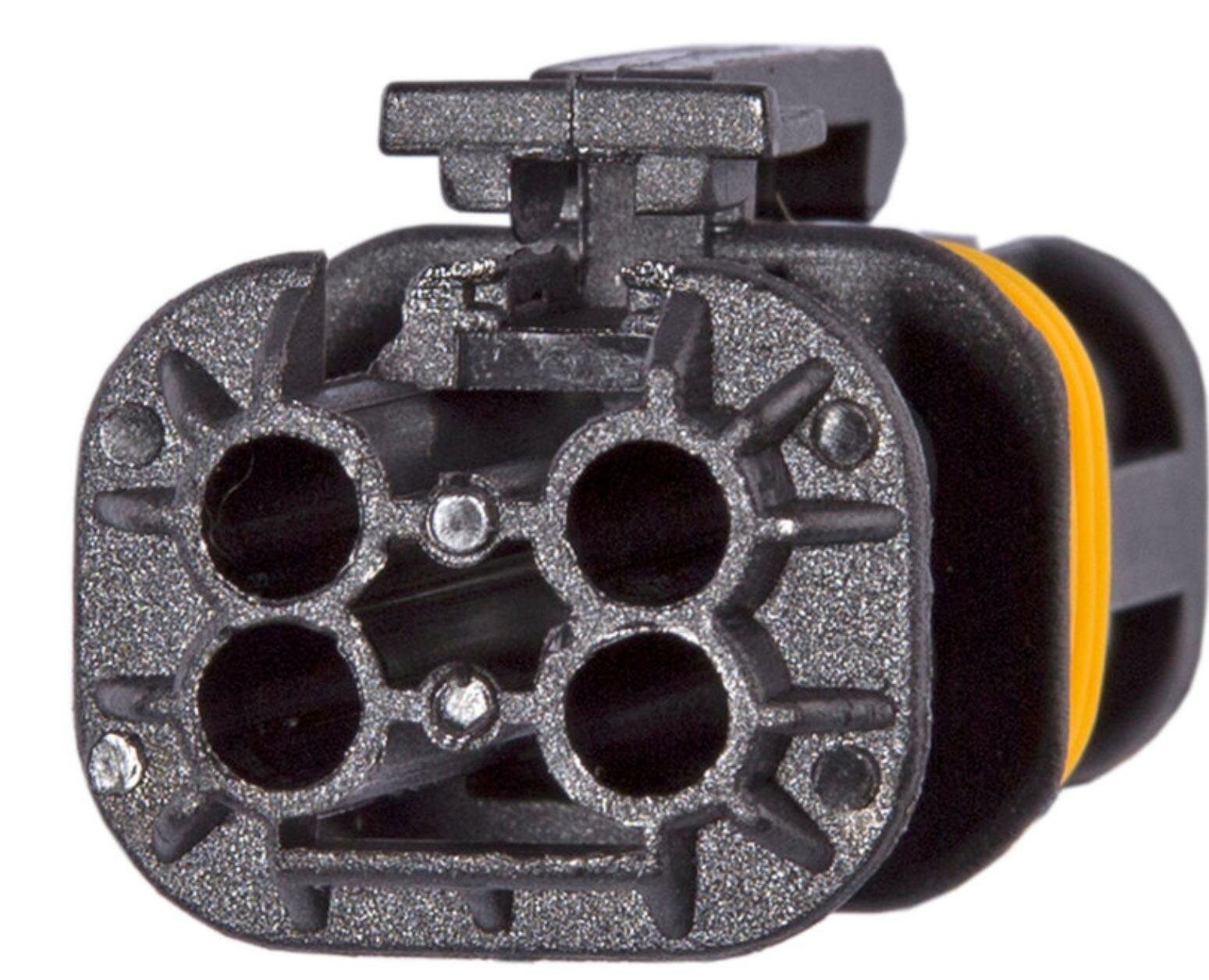 Разъем TE PARTS 7811672 4-х контактный 2Х2, комплектация: 4-pin, 4 уплотнения, фиксатор, защитный кожух, Man