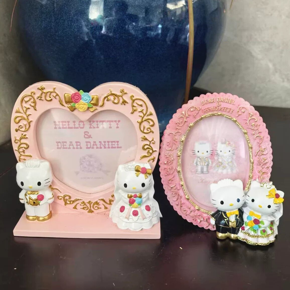 Набор кадров Polaroid 3 дюйма в форме сердца и овала с рисунком Hello Kitty, белый и черный цвета, резиновые подарки