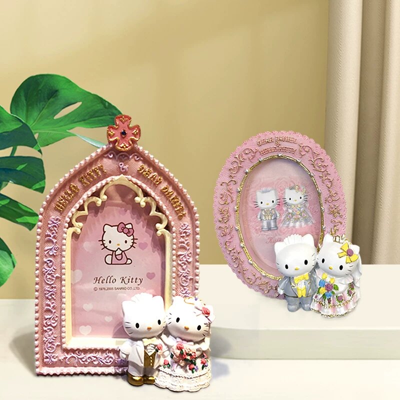 Набор кадров Polaroid 5 и 3 дюйма с рисунком Hello Kitty, белый и серый цвета, резиновые, подарок на годовщину