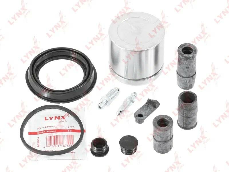 Ремкомплект суппорта переднего LYNX AUTO BC-6444 60 мм с поршнем Bmw X5E70, F15 06->, X6E71, E72, F16 07->, Citroen