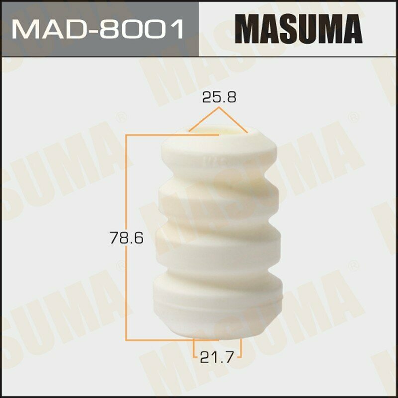 Отбойник амортизаторов MASUMA MAD-8001 Subaru Forester 07->, хv 11->, Outback 03-> 21,7x25,8x78,6