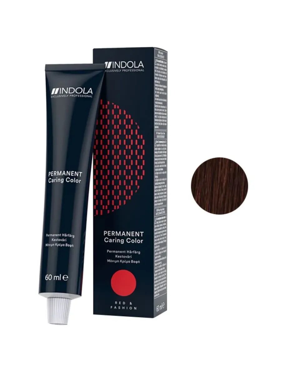 Indola Red Fashion 4.4 Стойкая краска для волос 60мл