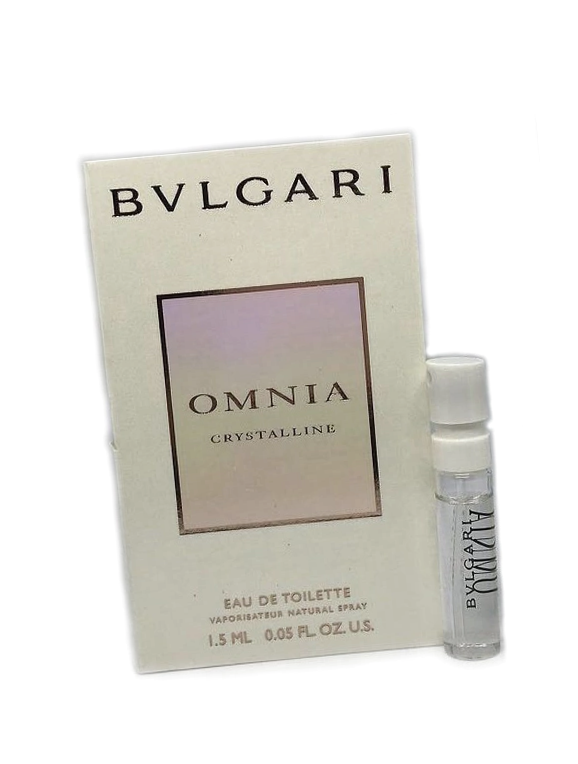 Bvlgari Omnia Crystalline женская туалетная вода 1.5 мл пробник - Булгари Омния Кристалин миниатюра