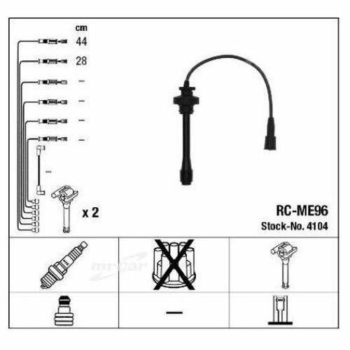 Провода высоковольтные Ngk RCME96