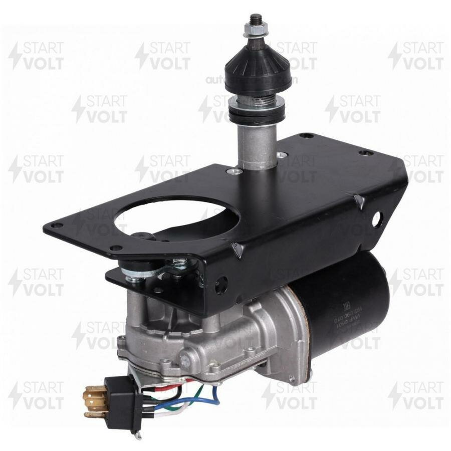 STARTVOLT VWF0601 Моторедуктор стеклоочистителя для с/т МТЗ-82 12V (передний, к-т с устан. панелью)