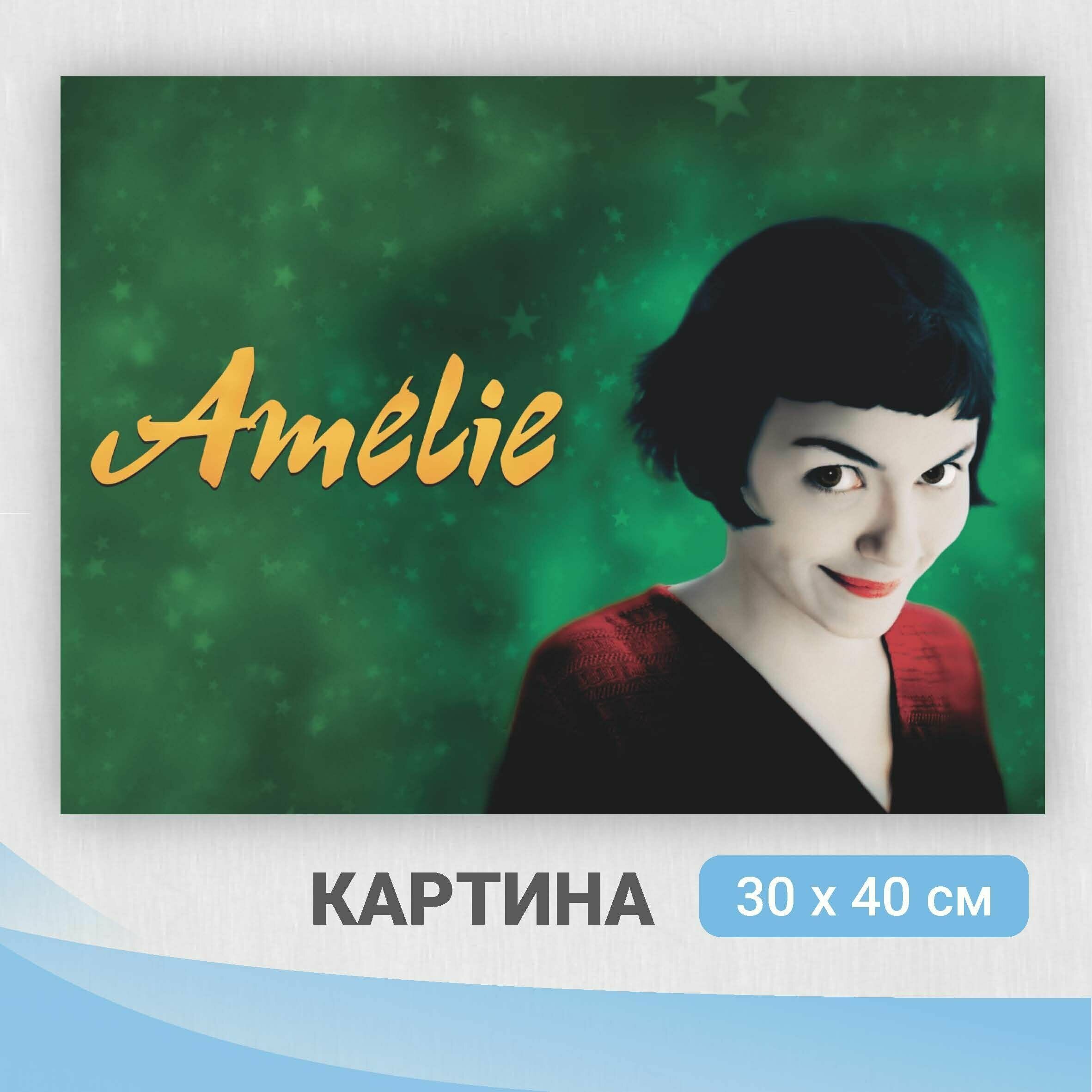 Картина на холсте Амели / декор и стилизация интерьера квартиры, дома, офиса / 30см-40см.