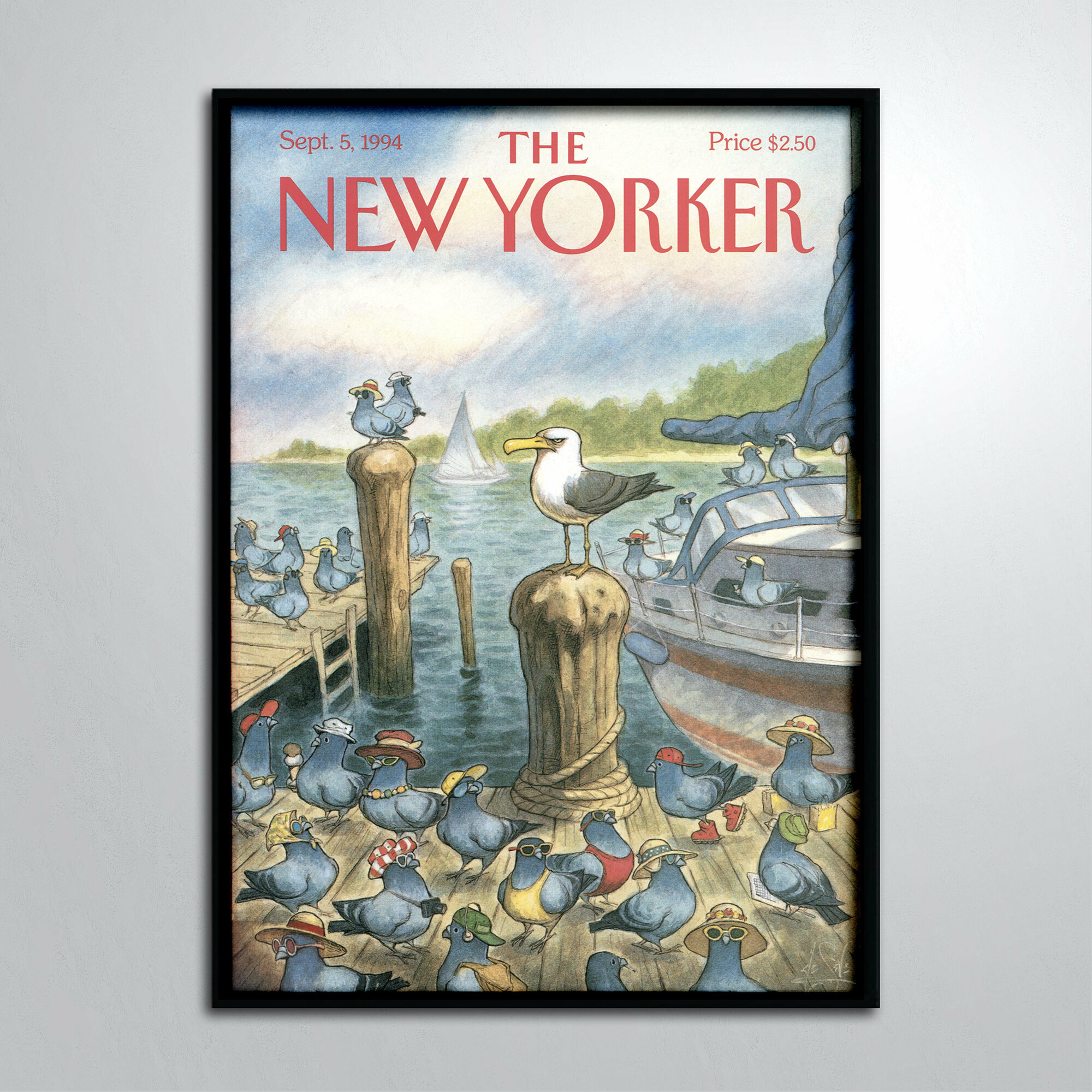 Постер без рамы/Постер для интерьера/Плакат Винтажный Журнал Нью Йоркер The NEW YORKER 5 сентябрь 1994 г