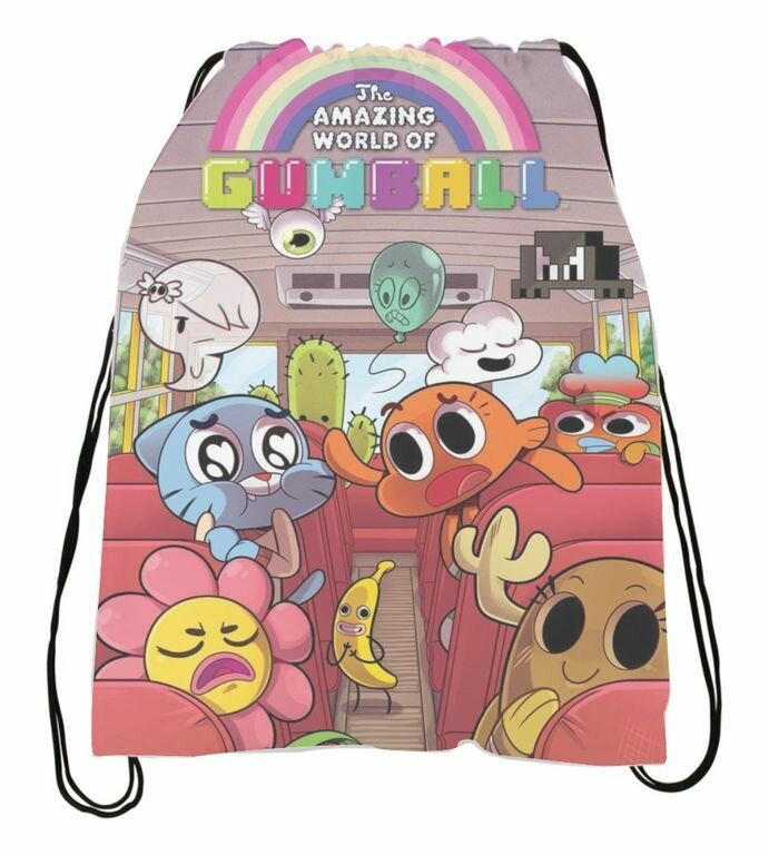 Сумка-мешок Удивительный мир Гамбола, The Amazing World of Gumball для обуви №3