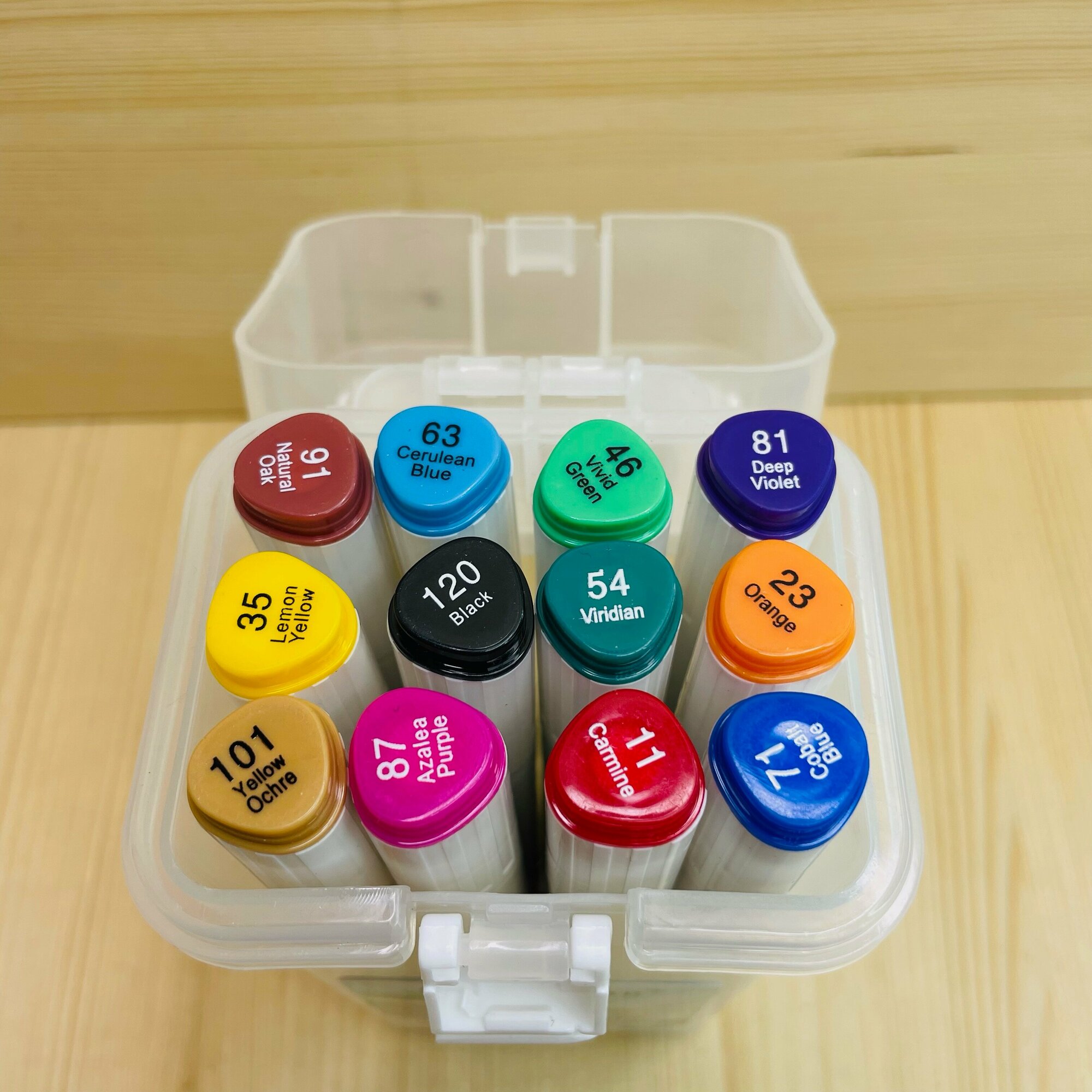 Маркеры для скетчинга Basir, двусторонние, 12 шт, 12 разных цветов