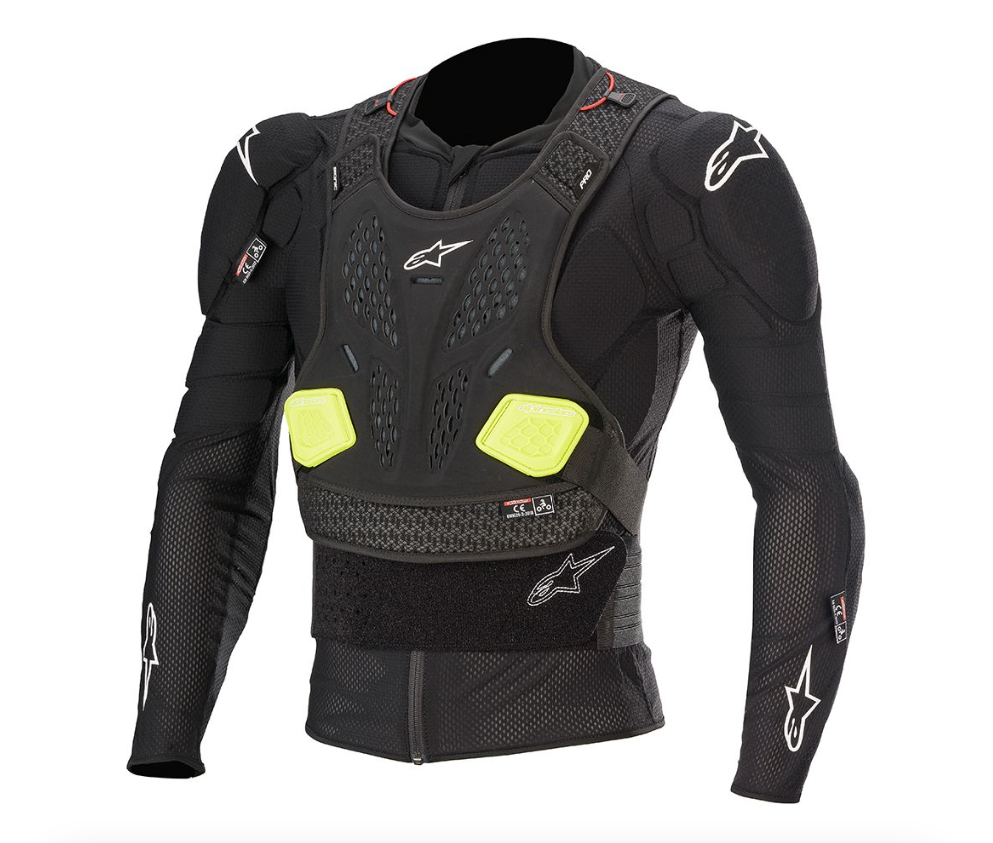 Мотозащита тела ALPINESTARS BIONIC PRO V2 PROTECTION JACKET (черно-желтый, 155, M)