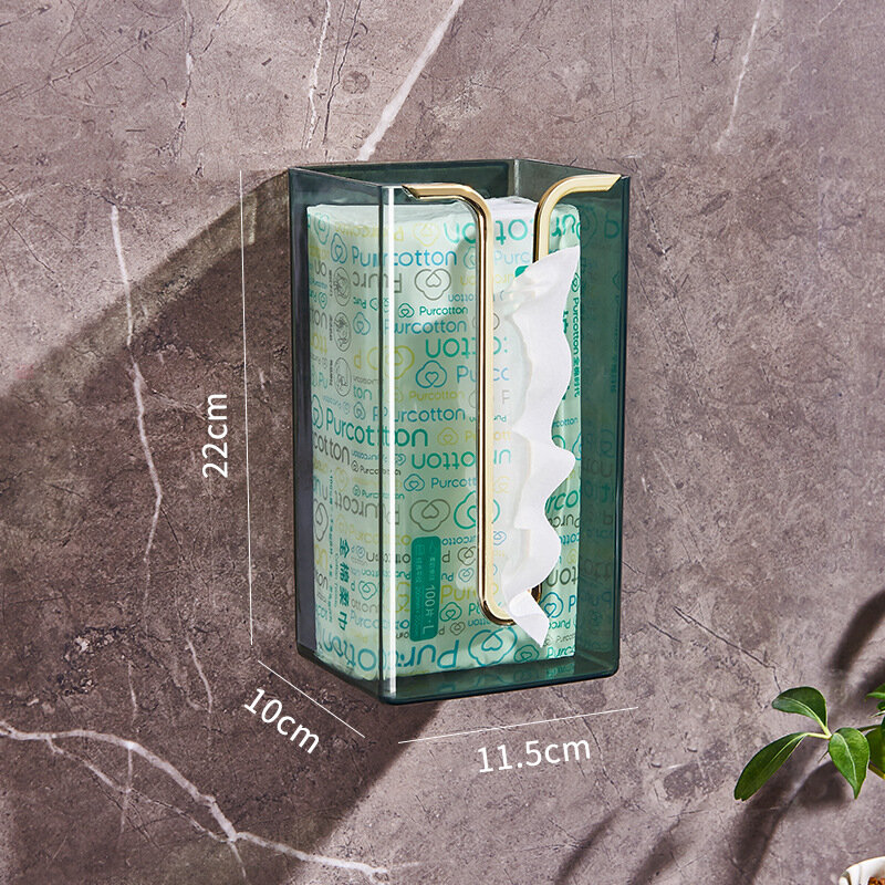 Коробка для салфеток для ванной комнаты, высококачественная коробка для хранения туалетных салфеток, настенная коробка